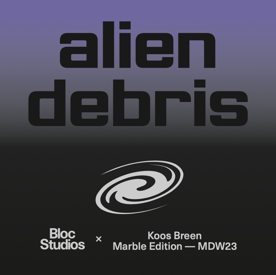 MDW23 ALIEN DEBRIS – Bloc Studios